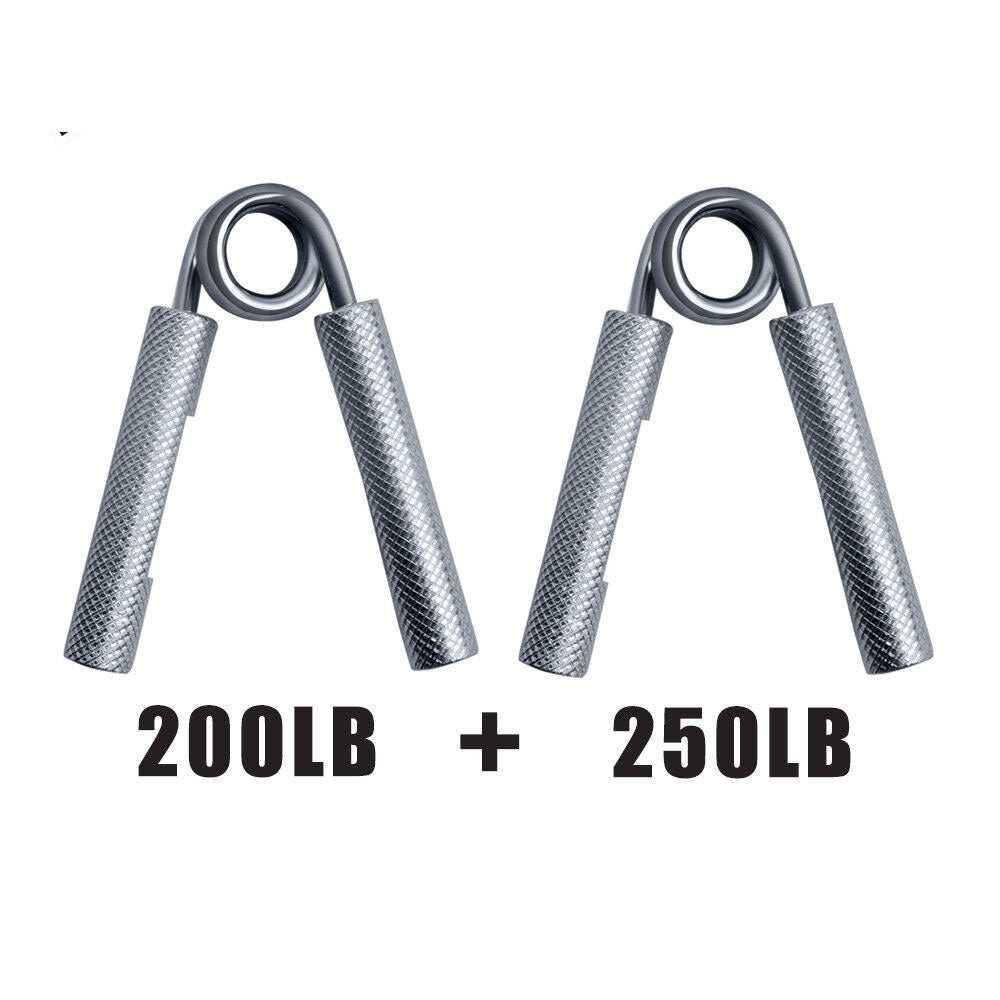 Power Hand Grip Strength Trainer – 200lb + 250lb (2 Pack) - Home Gym ...