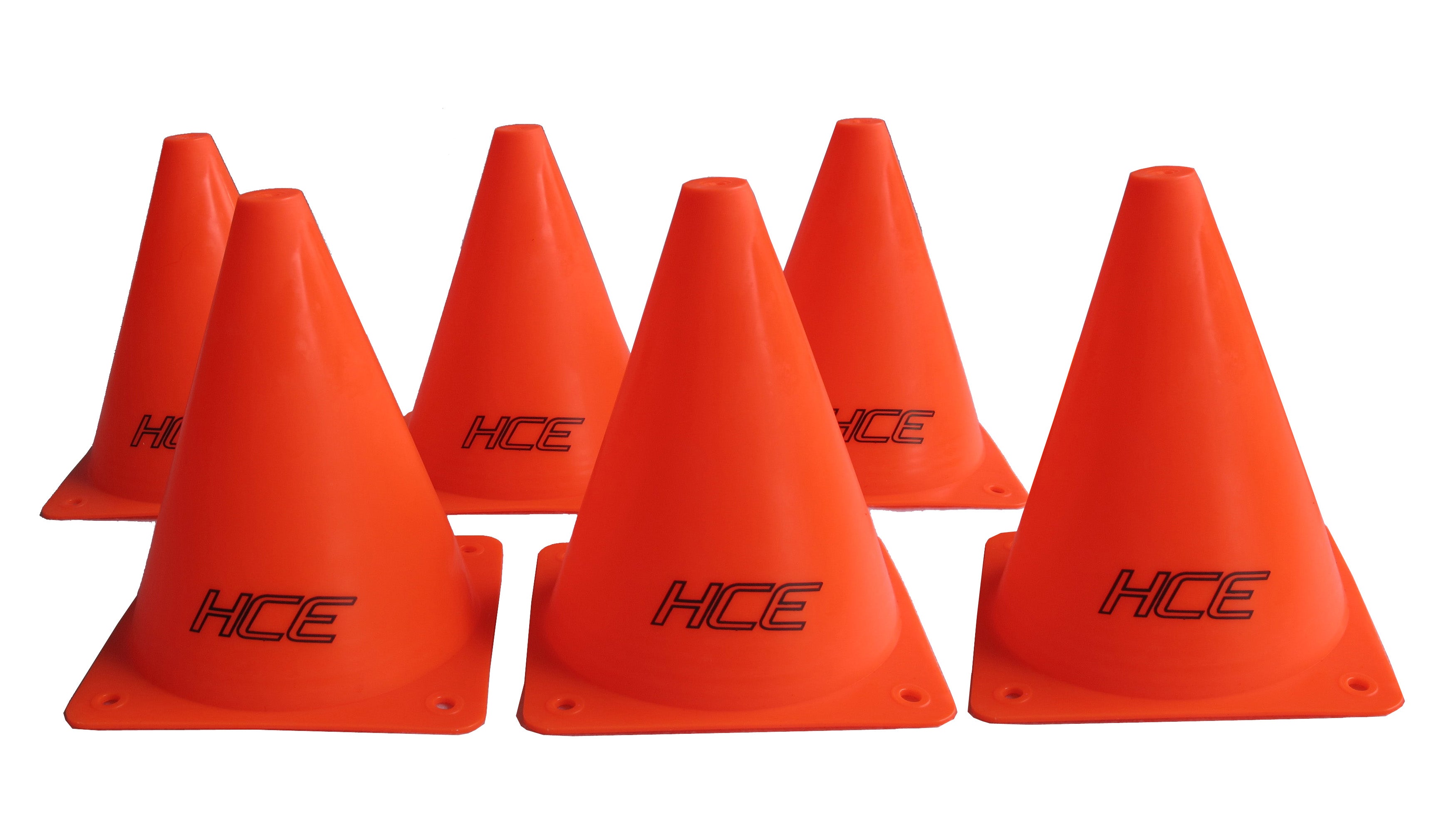 6Pcs 15cm Sports Training Safety Cones - Home Gym Equipment