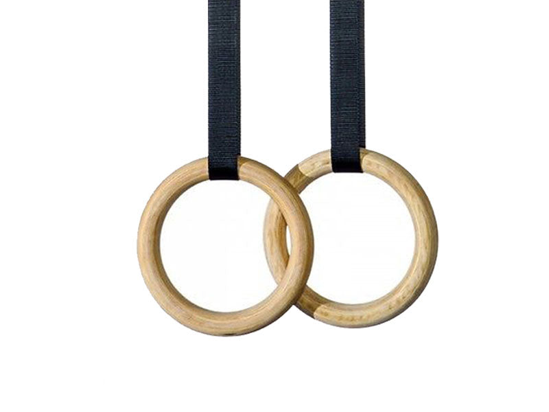 Wooden Gymnastic Rings - Home Gym Equipment